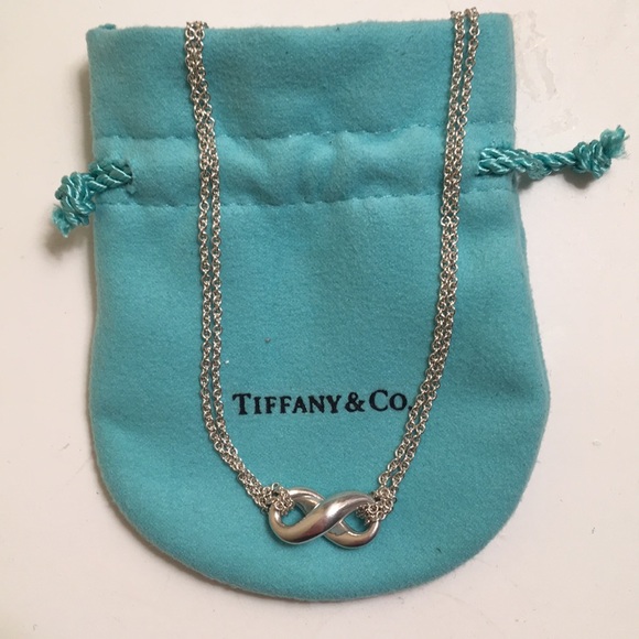 Tiffany & Co. | Jewelry | Tiffany Co Silver Infinity Pendant Necklace ...